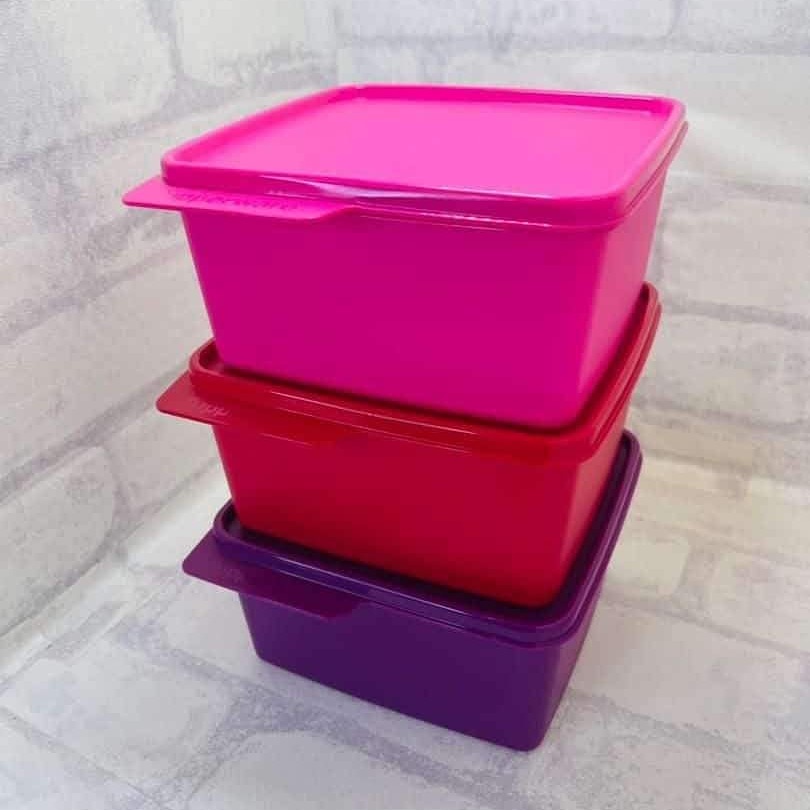 Tupperware Large Snack N Stack Cozy Nest 5.0L Bekas Makanan Besar Food ...
