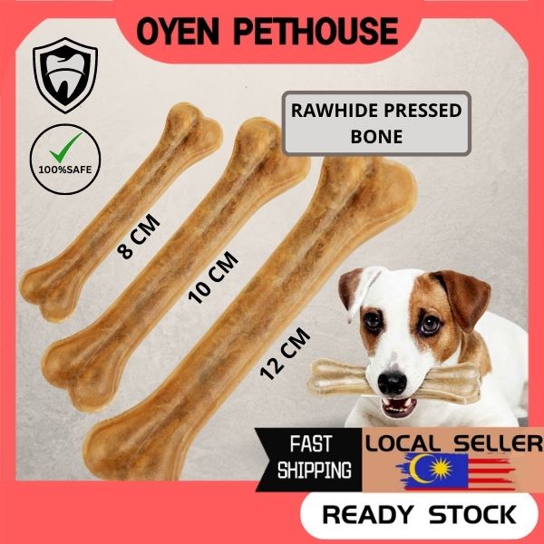 DOG CHEW TREAT COMPRESSED RAWHIDE BONE DOG SNACK [READY STOCK] | Shopee ...