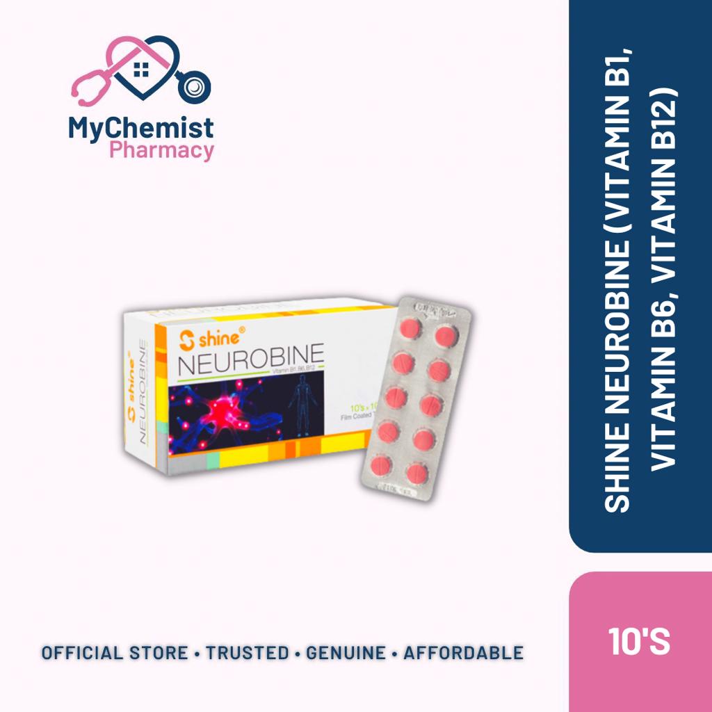 Shine Neurobine Vitamin B1, B6, B12 10's (Strip) | Shopee Malaysia