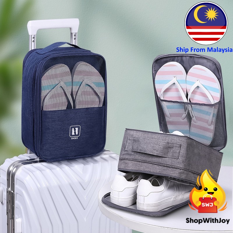 【ShopWithJoy】30x22x15cm Travel Shoe Bag Organizer Shoes Storage Bag ...