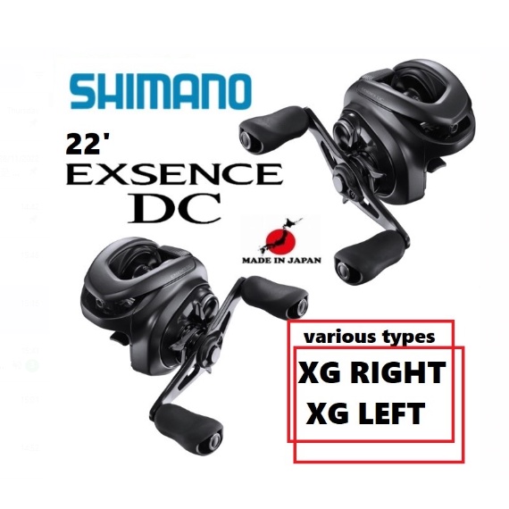 MADE IN JAPAN NEW 2022 SHIMANO EXSENCE DC XG BAIT CASTING REEL | Shopee Malaysia