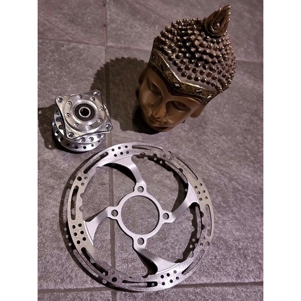 LIGHTEN DISC WITH SMALL HUB for WAVE / XRM ( SOLD AS SET ) | Shopee ...