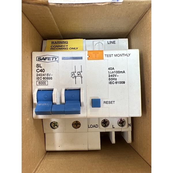 (clearance) ELCB/RCCB 2 pole 40/63amp 10/30/100 mA | Shopee Malaysia