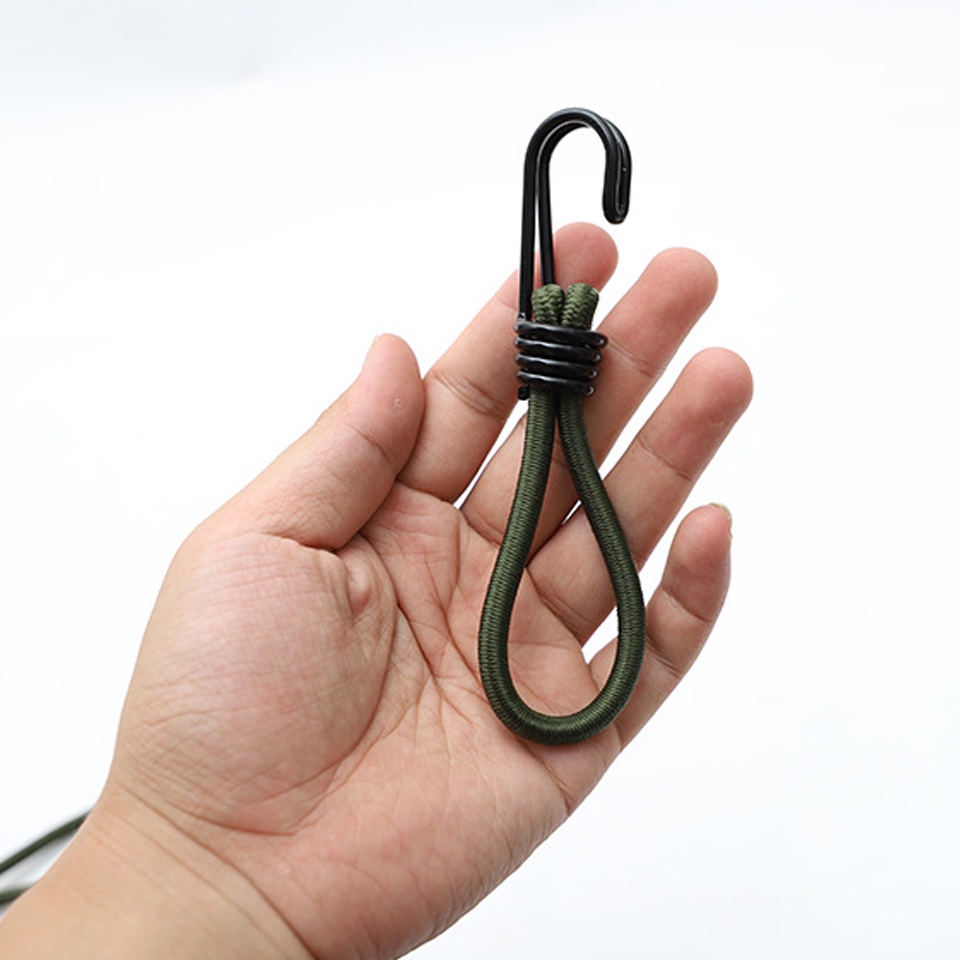 Camping Tent Stretch Cord Elastic Rope Buckle Tent Hook Fastener Fixing ...