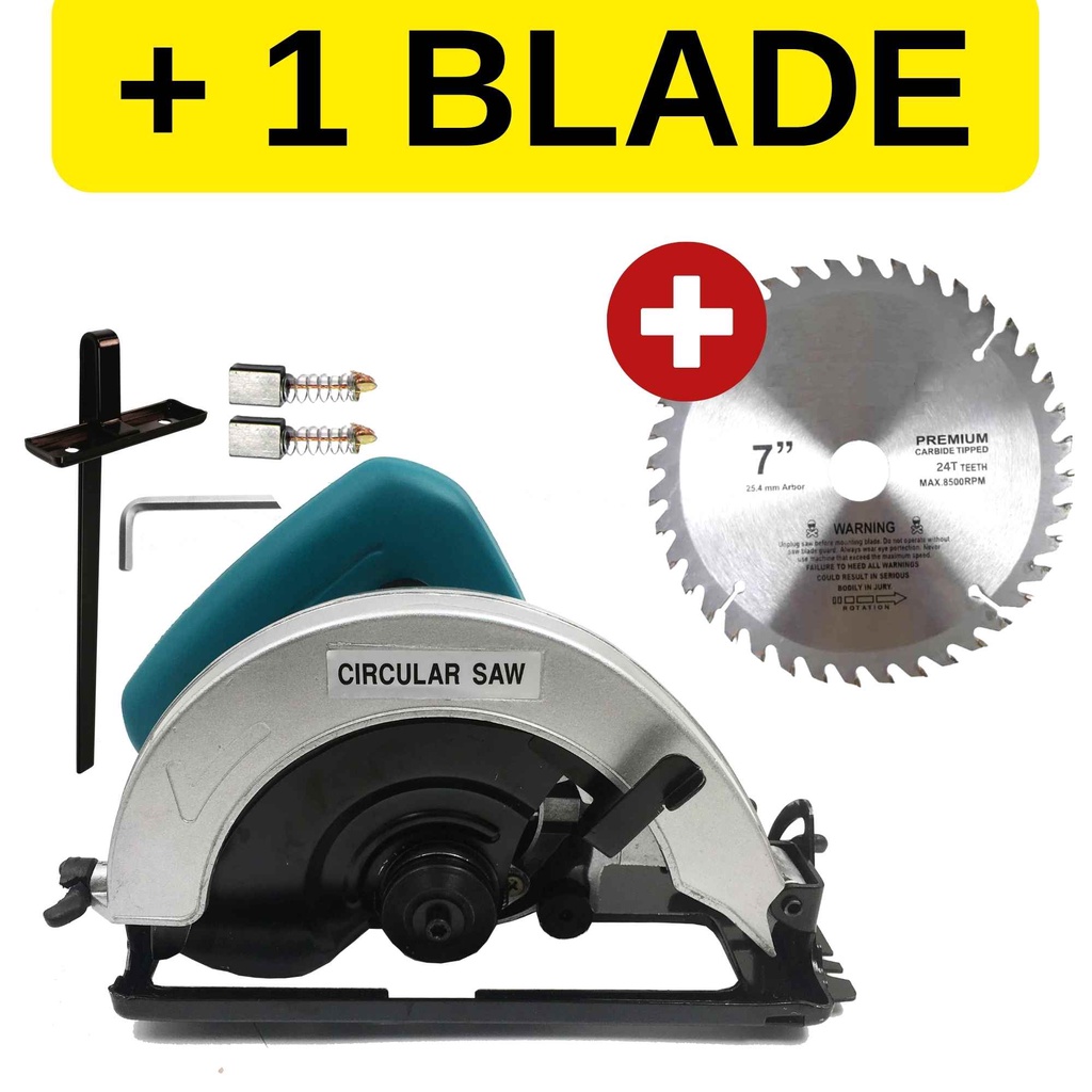 5806B Circular Saw Wood Plastic Cutter 1050W 7 1/4” 185Mm Blade Cutting ...