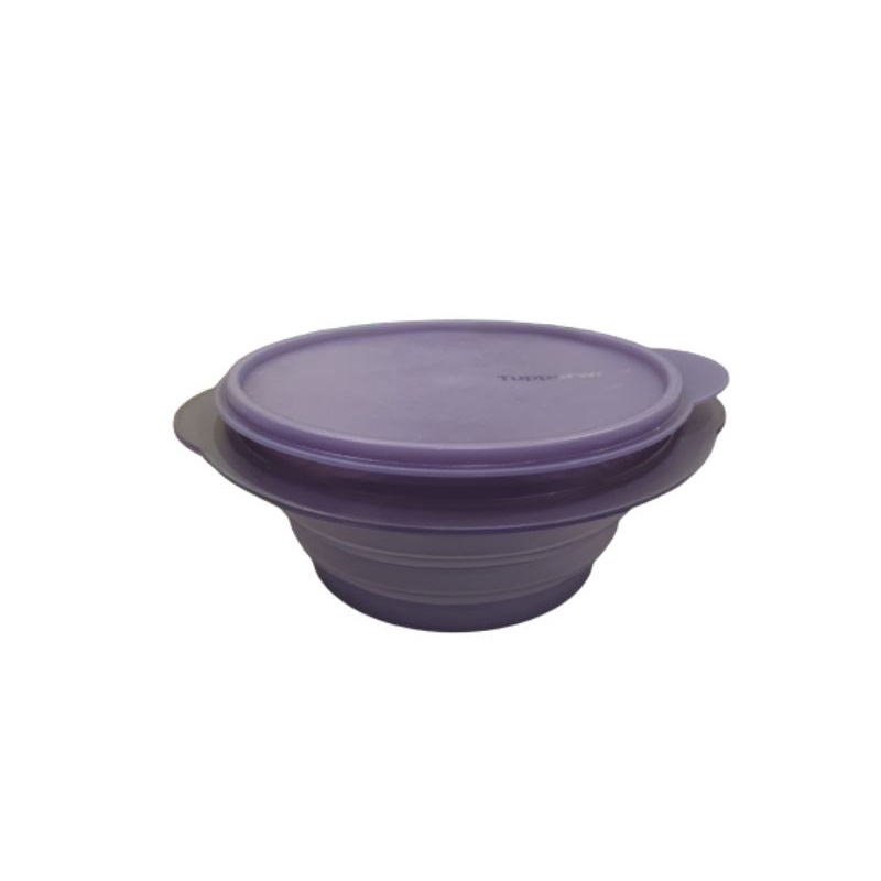CLEARENCE Tupperware Go Flex 850ml Round Collapsible Container ( Purple ...