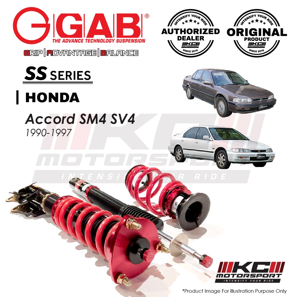 Honda Accord SV4 / SM4 1990-1997+ - GAB SS Series Fully Adjustable ...