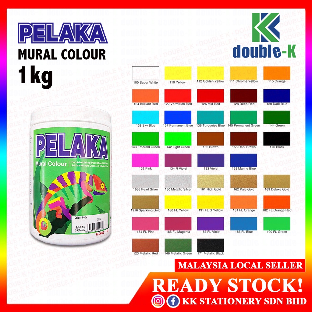 PELAKA Mural Colour/ Poster Colour/ Wall Painting (1kg) - RM25.50 ...