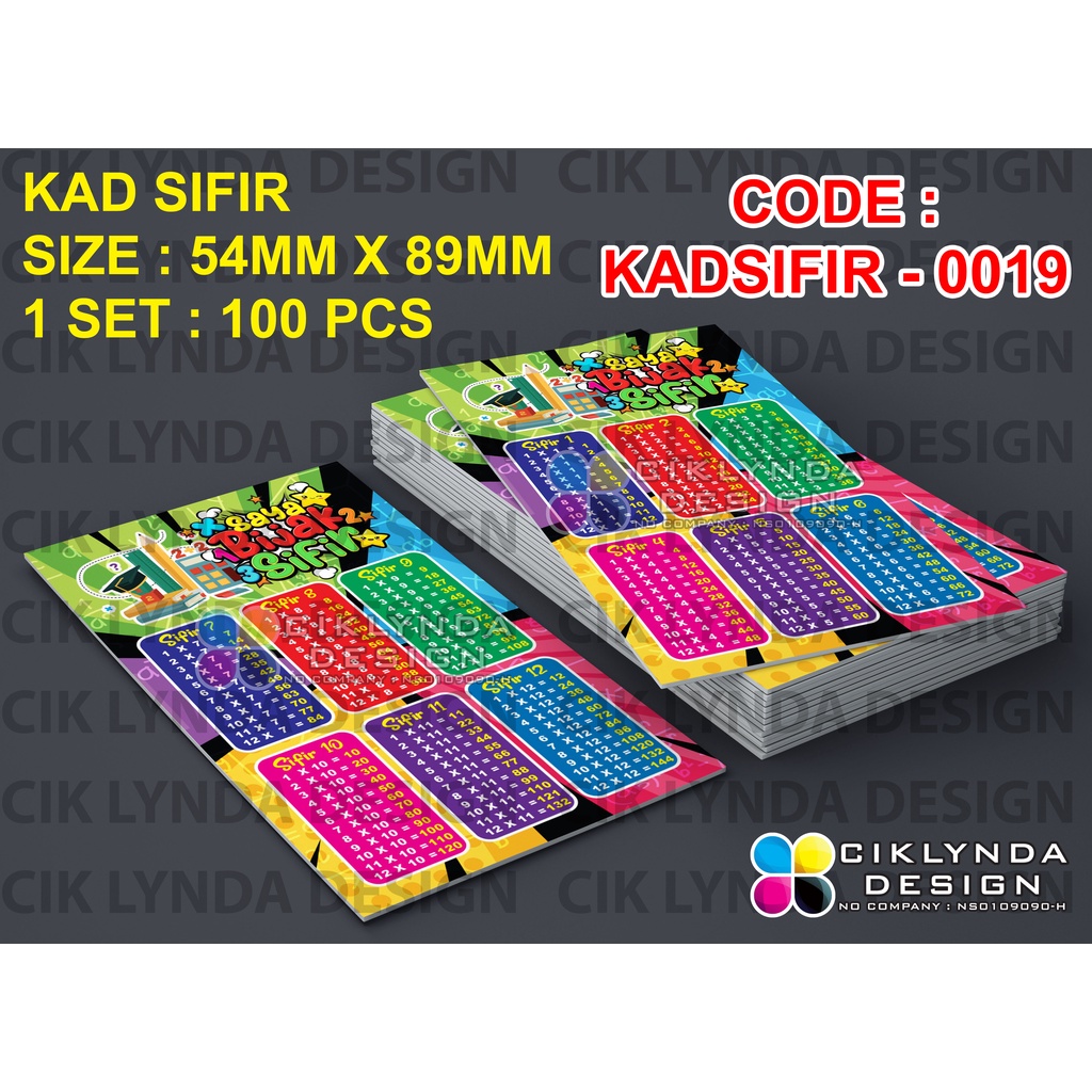 PRE-ORDER - KAD SIFIR (FINISHING - GLOSSY) | Shopee Malaysia