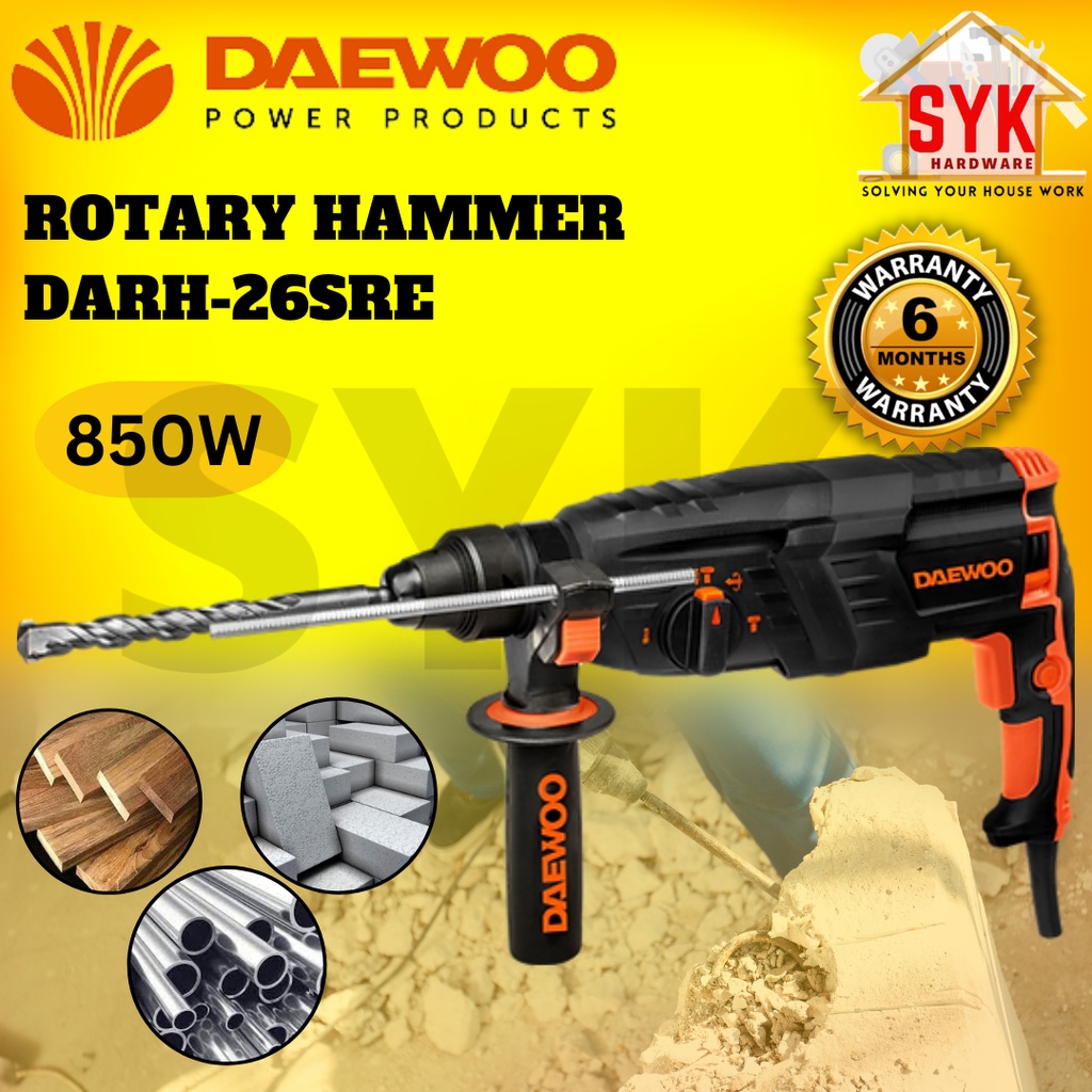 Syk Daewoo Darh 26sre Electric Rotary Hammer Drill Electric Drill Mesin