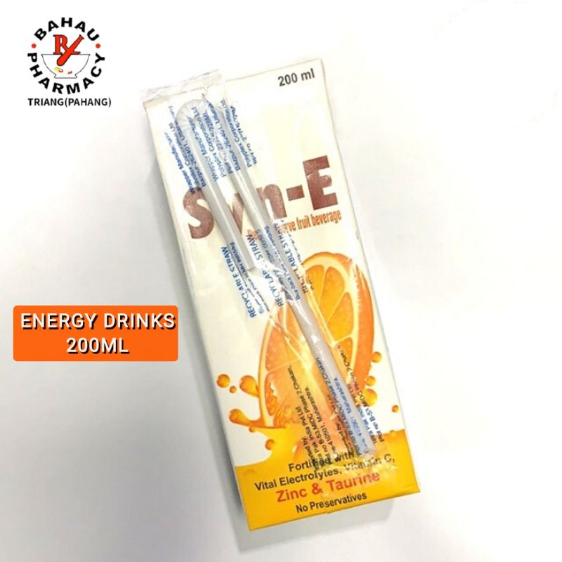 Syn E Energy Drink - Orange Flavour [Mfg 11/2023] | Shopee Malaysia