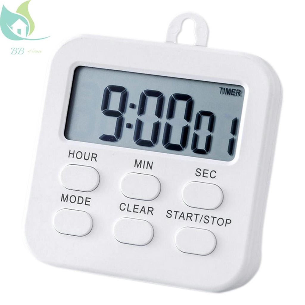 Digital Timer 24-Hours Digital Timer LCD Kitchen Timers Bathroom Shower ...