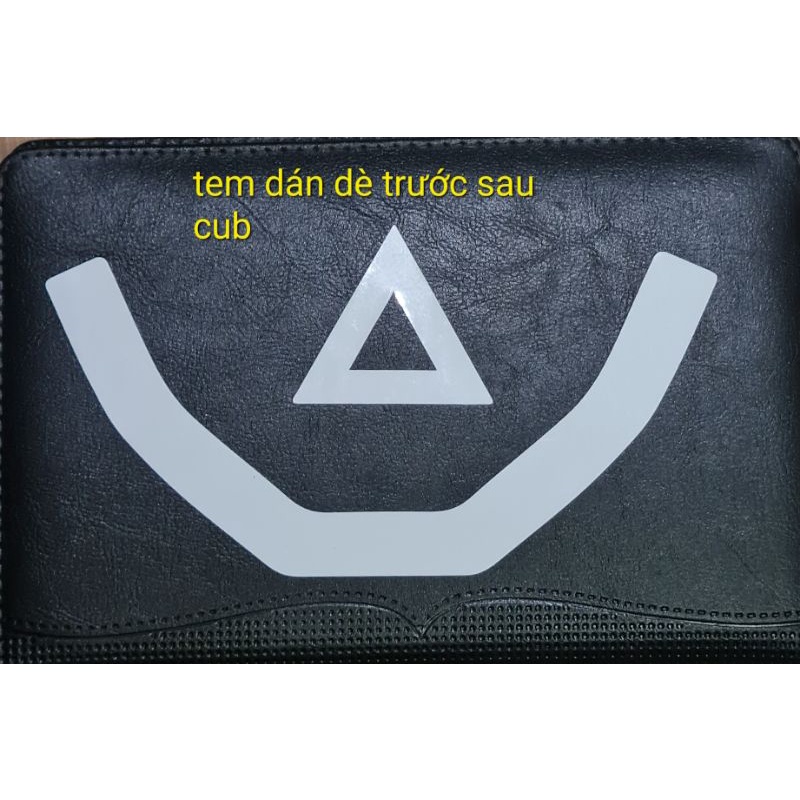 Front and rear sticker cub TRIANGLE, (CUP 82 84 86 DD DH HONDA ...