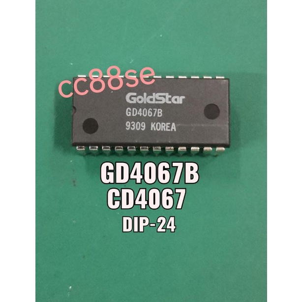 GD4067B CD4067B DIP-24 INTERGRATED CIRCUIT IC GOLDSTAR | Shopee Malaysia