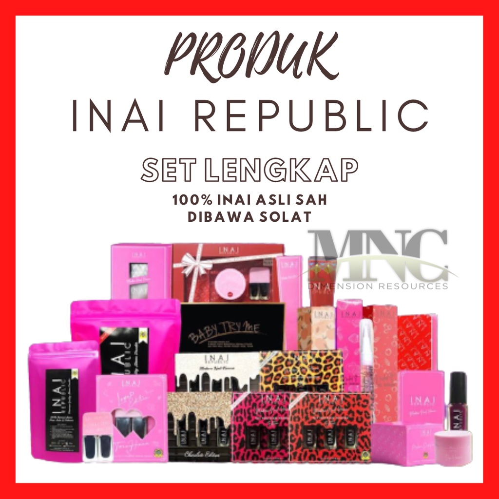 Inai Kuku & Inai Celup (Inai Republic) Viral Sah Solat | Shopee Malaysia