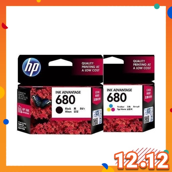 Genuine 100% HP 680 INK Twin Pack / Combo Pack Black Tri-Color / Black ...