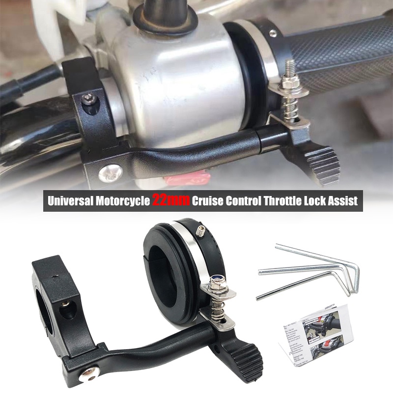 Universal Motorcycle Cruise Control Throttle Lock Assist for 7/8" 1 ...
