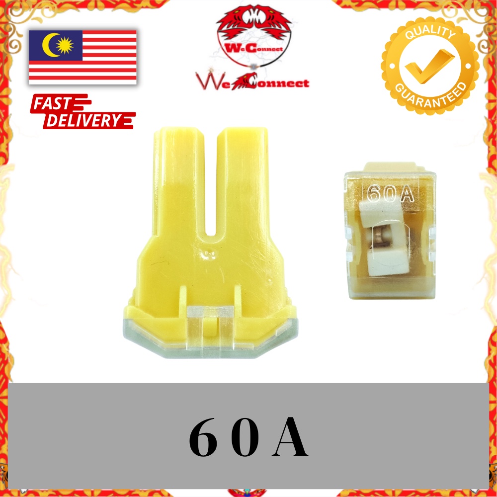 WeConnect Universal Car Main Fuse Female No Leg PAL Slow Blow Fuse Vehicle Fuis SF Series 20A ...