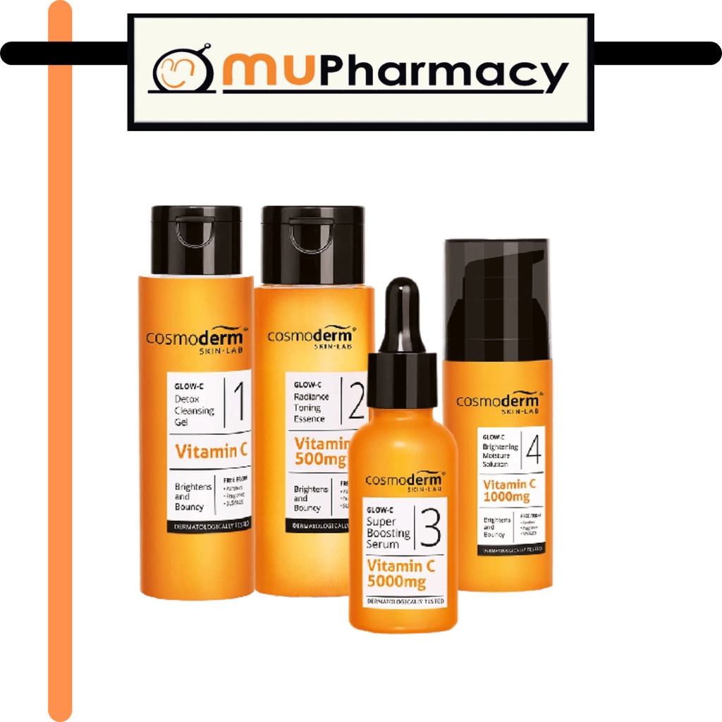 Cosmoderm Glow-C Series (Cleanser/Toner/Serum/Moisturizers) | Shopee ...
