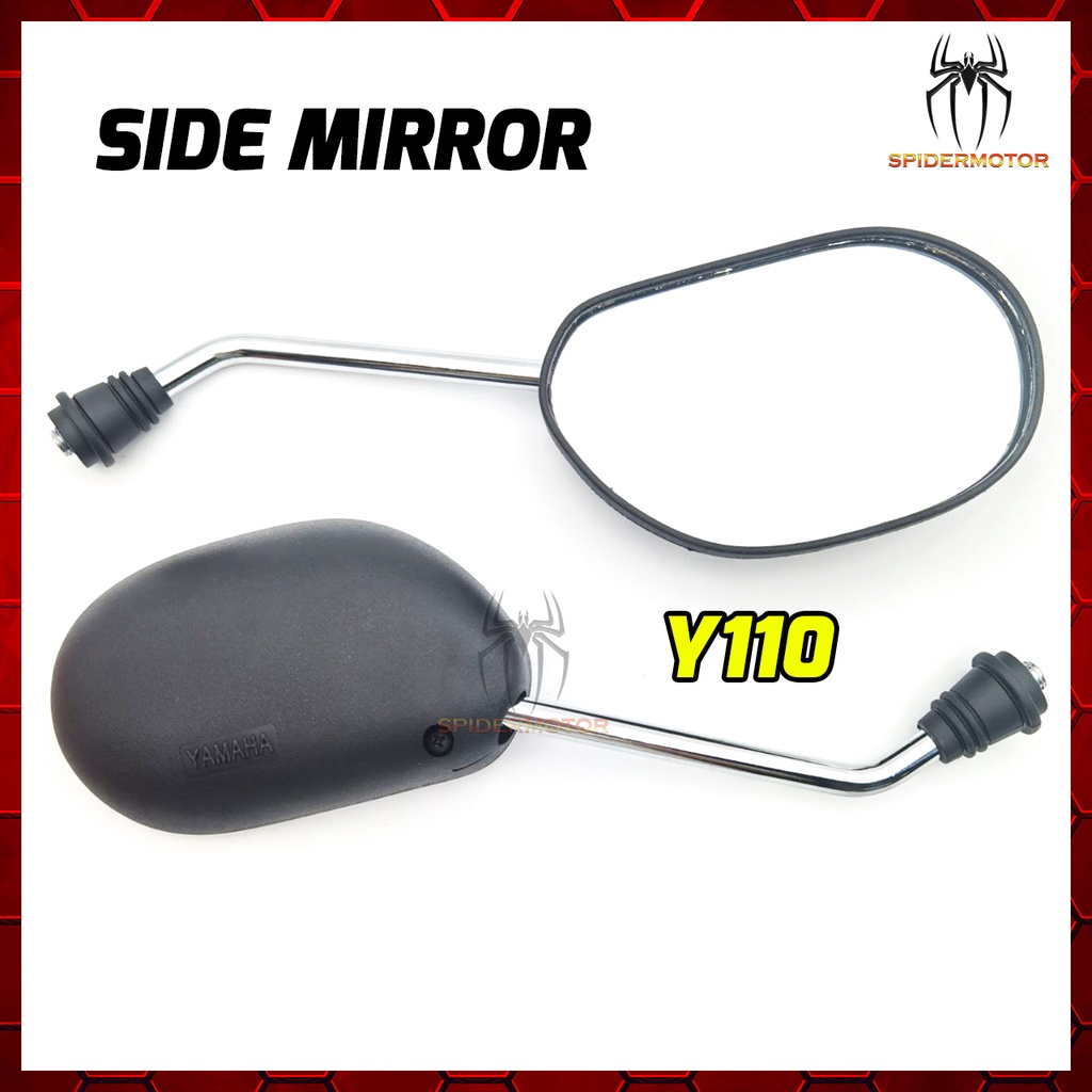 SIDE MIRROR CHROME YAMAHA Y15 Y15ZR / LC135 / NVX155 NVX / SRL115 / SRL110 SRL / Y125 Y125Z ...