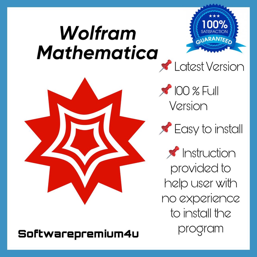Wolfram Mathematica v13.2 (2022) 🔥【Latest】🔥 | Shopee Malaysia