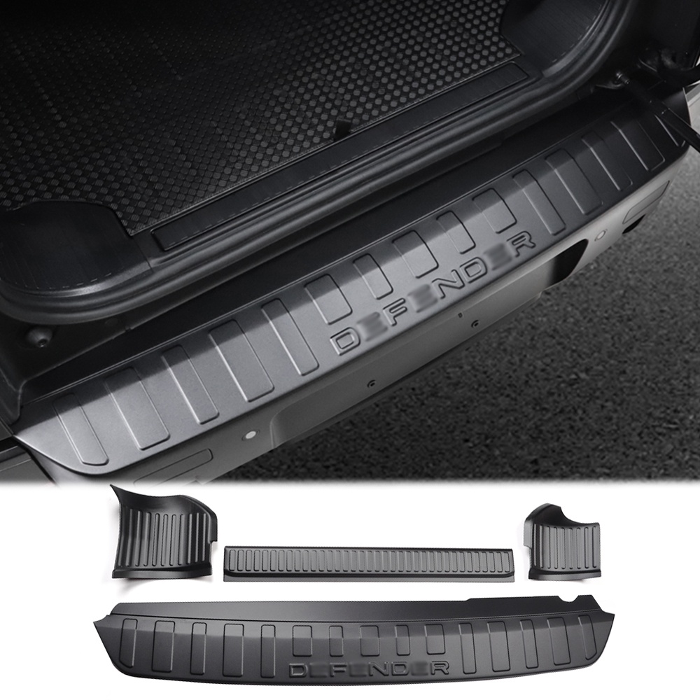 Car Trunk Door Sill Plate Extended Rear Bumper Cover Guard Protector ...