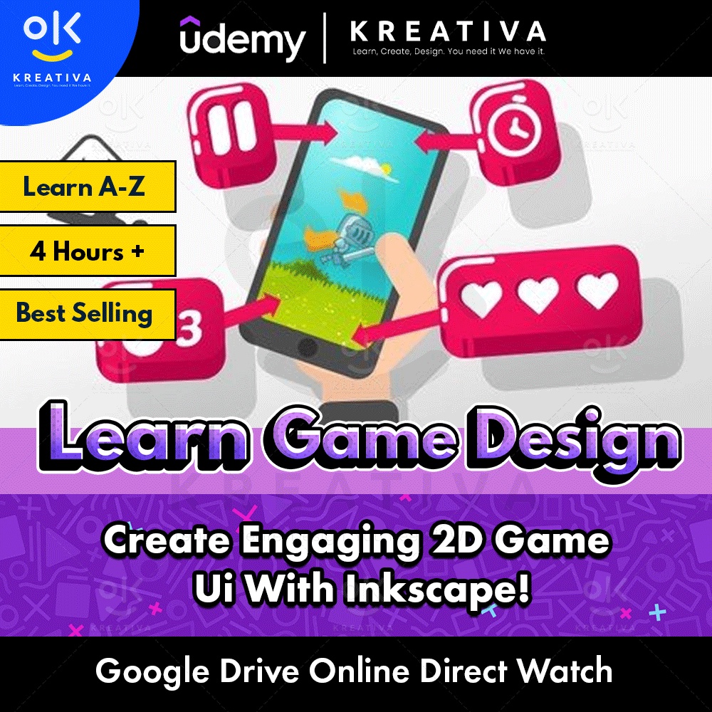 Learn Game Design With Pro- Video Course - Create Engaging 2D Game Ui ...