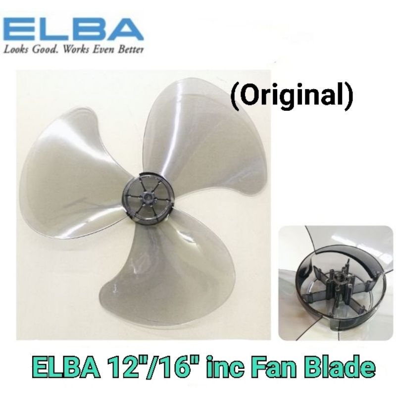 Elba Fan blade 12''/16'' inc(ORIGINAL) | Shopee Malaysia