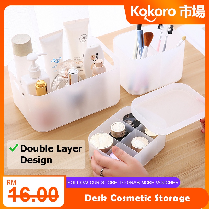 MUJI Japanese Style Desktop Home Office Cosmetic Storage Box Makeup ...