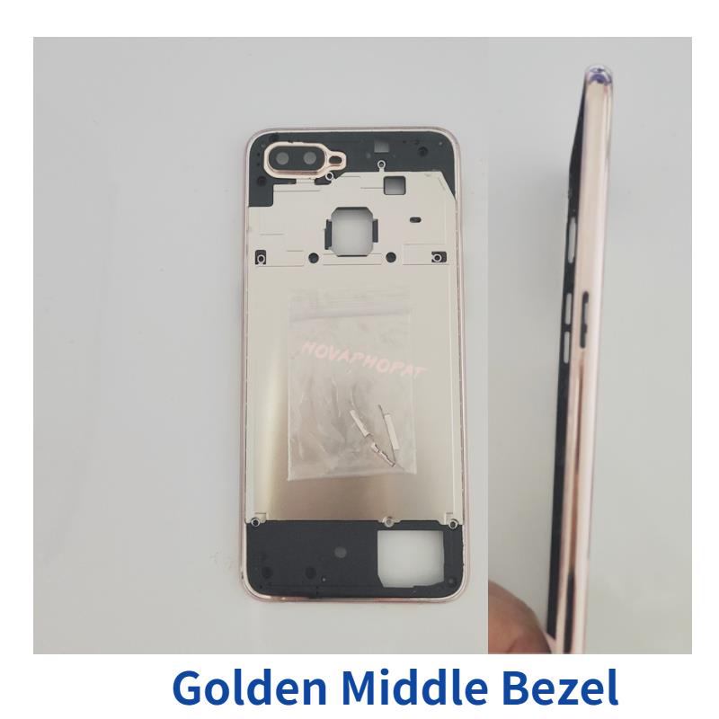 Lcd Faceplate Frame Middle Bezel For Oppo F9 Battery Cover Back Rear
