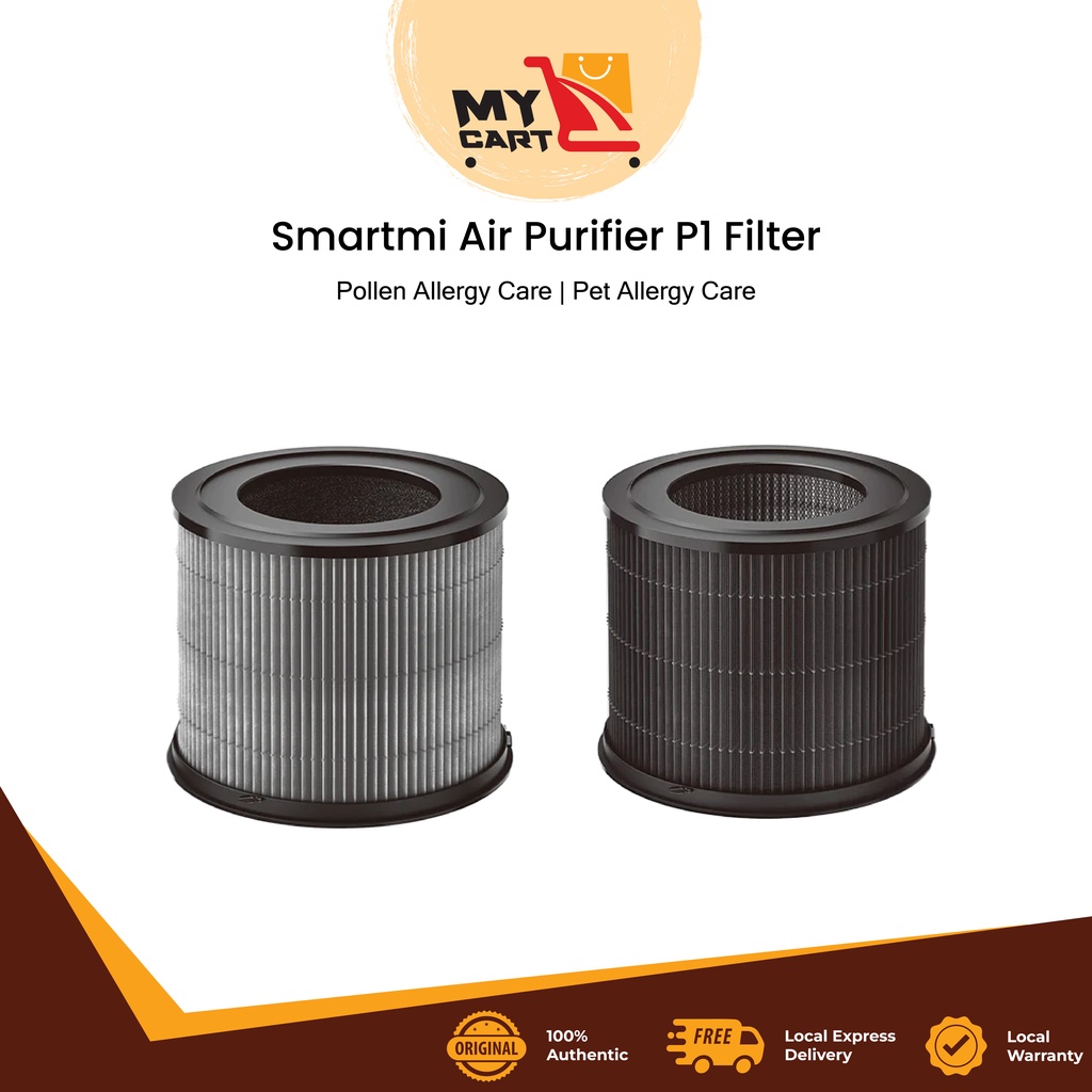 Smartmi Air Purifier P1 Filter (Pollen Allergy Care， Pet Allergy Care ...