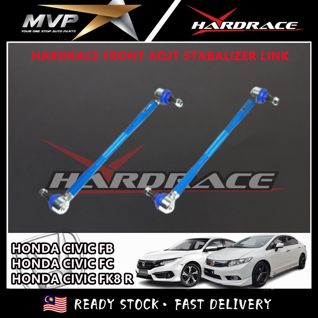 Hardrace Front Adjustable Stabalizer Link Absorber Link Honda Civic FC ...