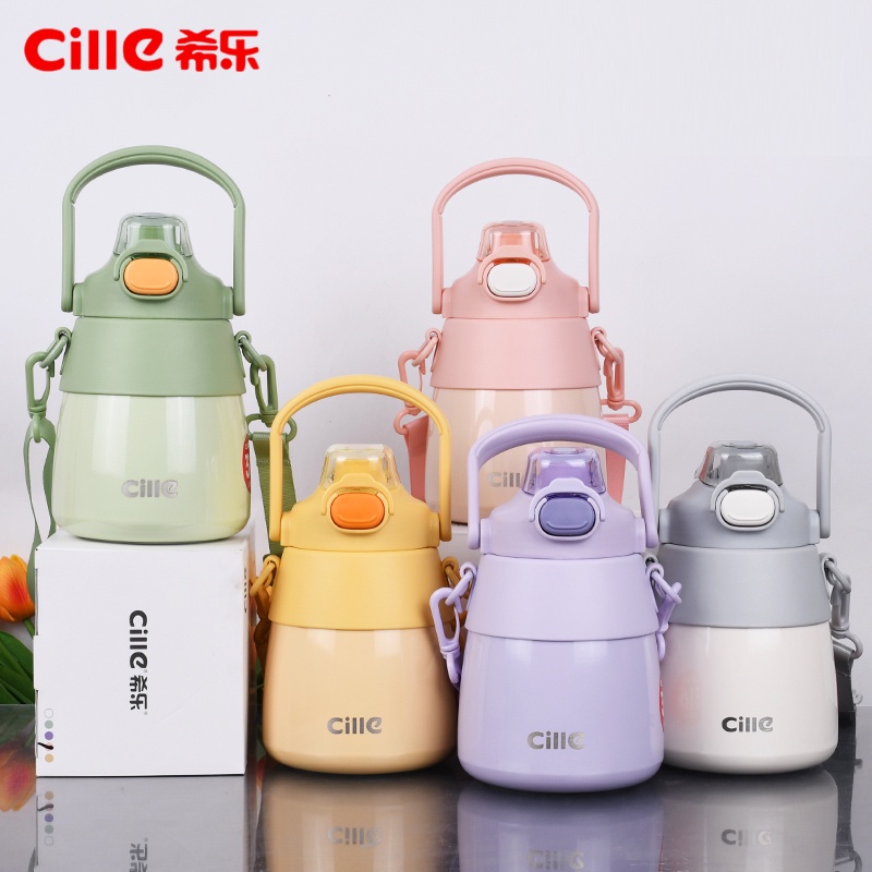 Cille 880ml/900ml 316SS Stainless Steel Vacuum Flask Thermos Water ...