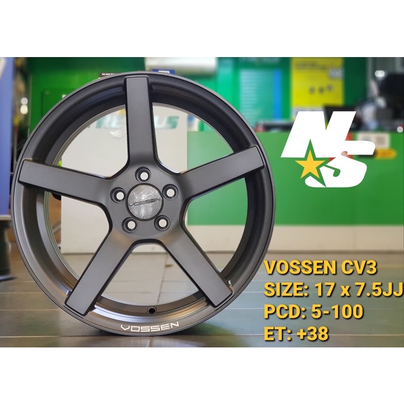 VOSSEN WHEELS CV3 (17” 5-100 & 4-100) | Shopee Malaysia