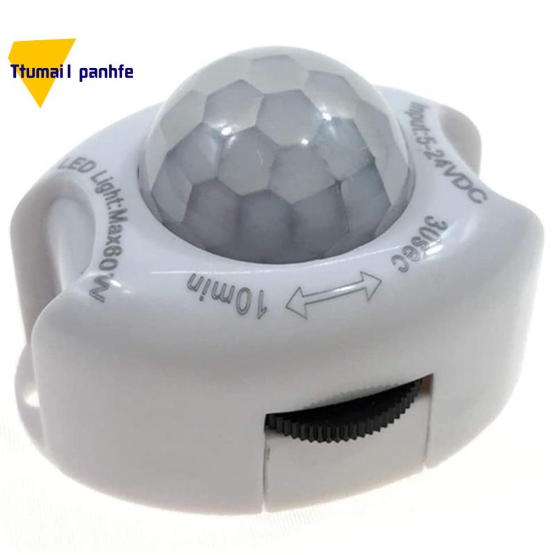 PIR Infrared Motion Sensor Detector DC5-24V Auto on Off Timer Switch ...