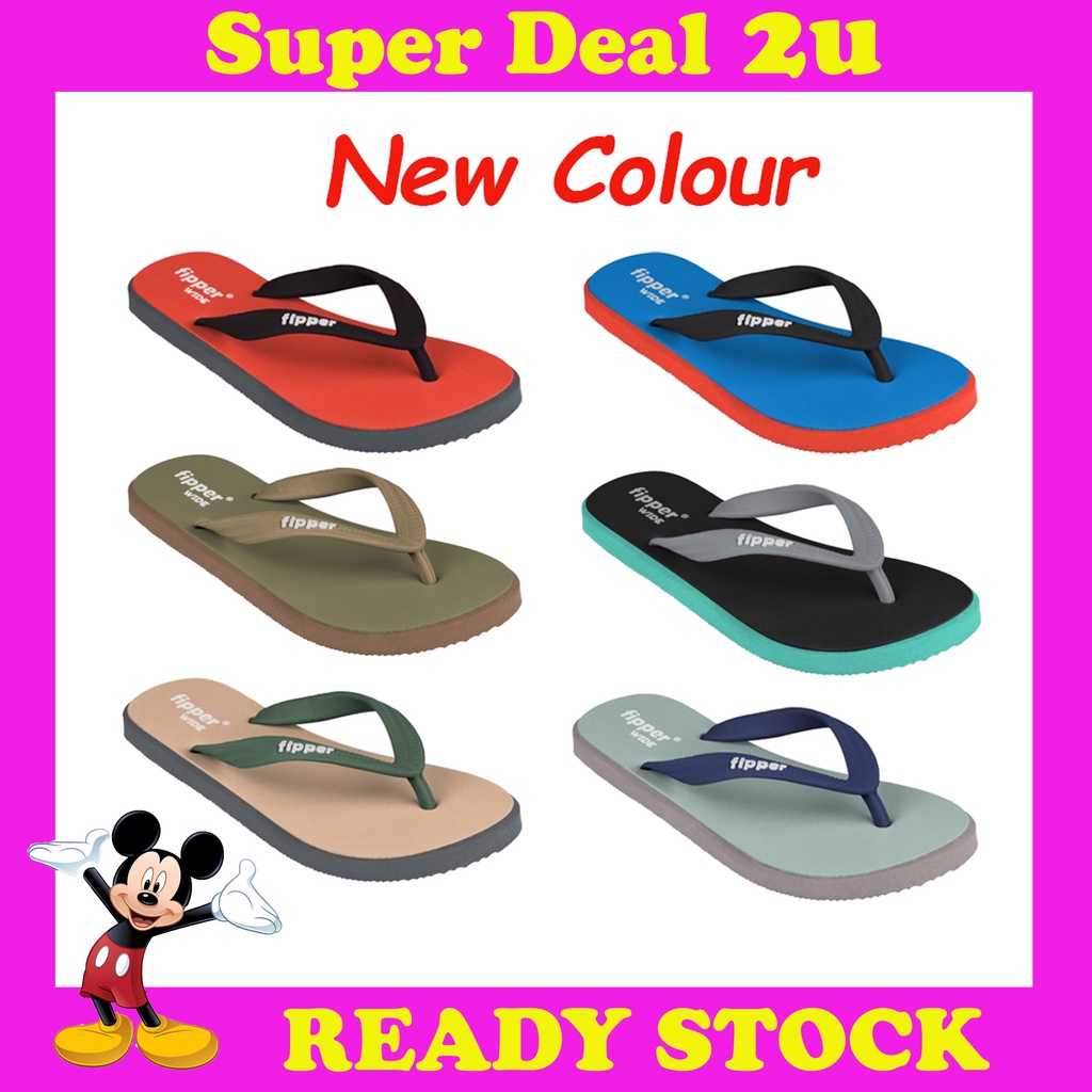 Fipper Slipper Wide Natural Rubber for Unisex (100% Original) | Shopee ...