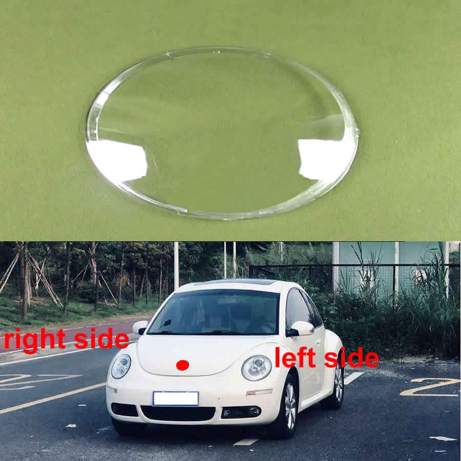For VW Beetle 2003-2012 Headlamp Lamp Cover Headlight Shell Transparent ...