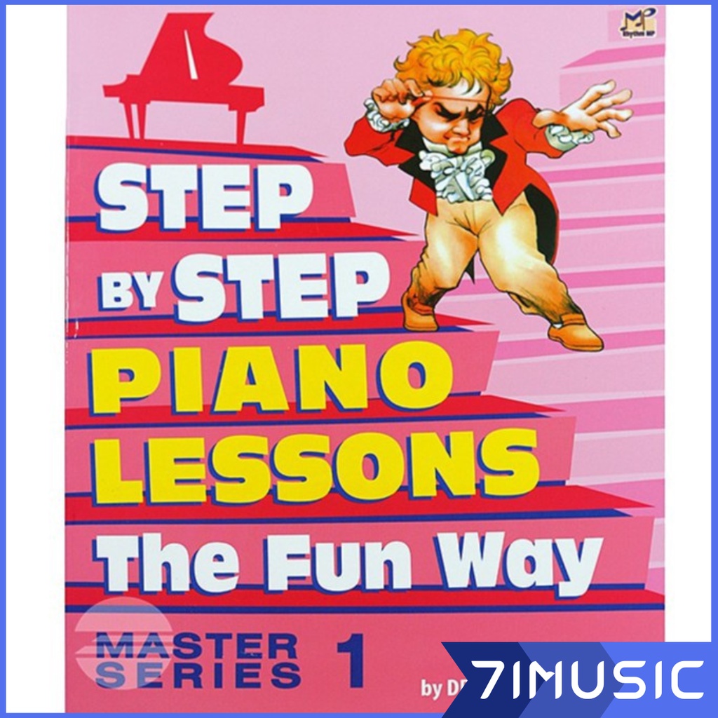 STEP BY STEP PIANO LESSONS The Fun Way Master Series 1 | Shopee Malaysia