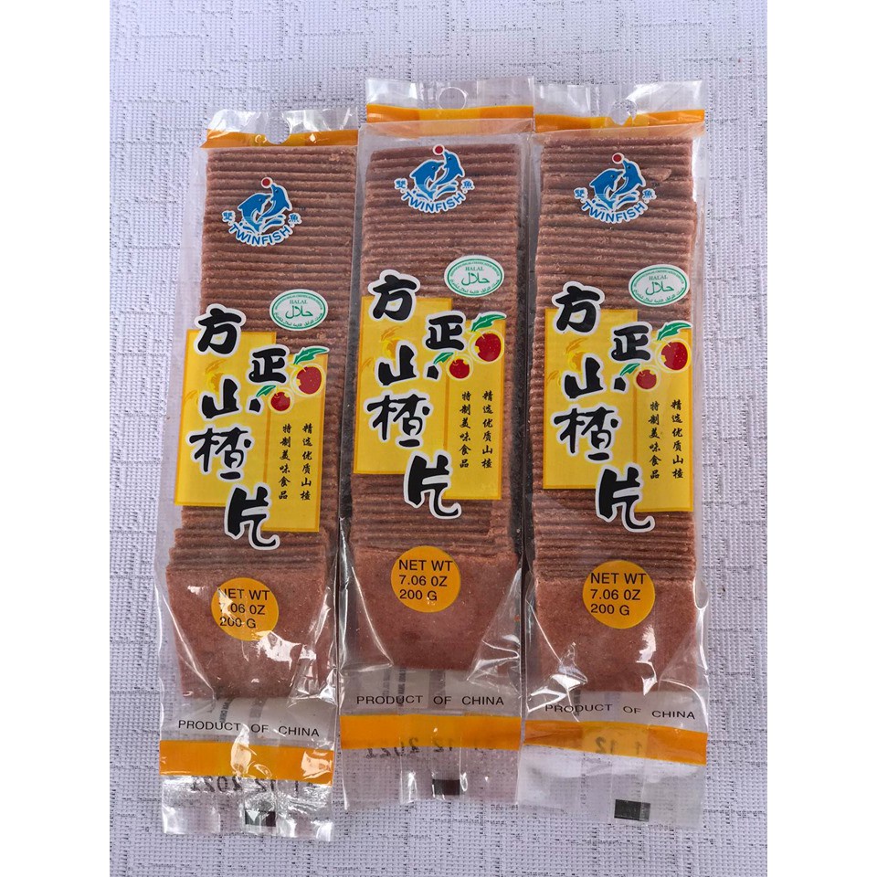 200g TwinFish Square Slice Haw Flakes [OmyFood] | Shopee Malaysia