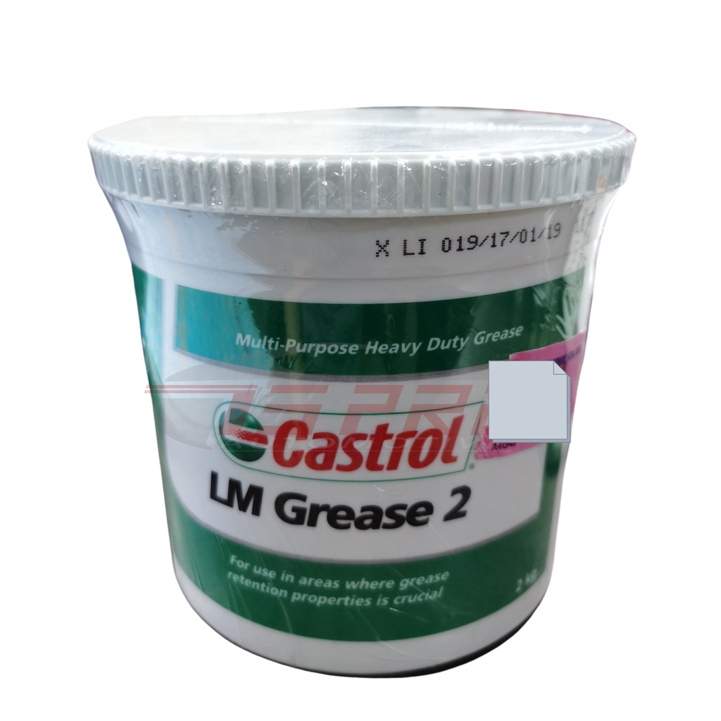 Bearing Grease Castrol LM Grease 2 (2kg) - For All Bearing | Shopee ...