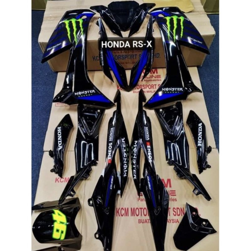 Coverset HONDA RSX / RS-X sticker monster siap tampal | Shopee Malaysia