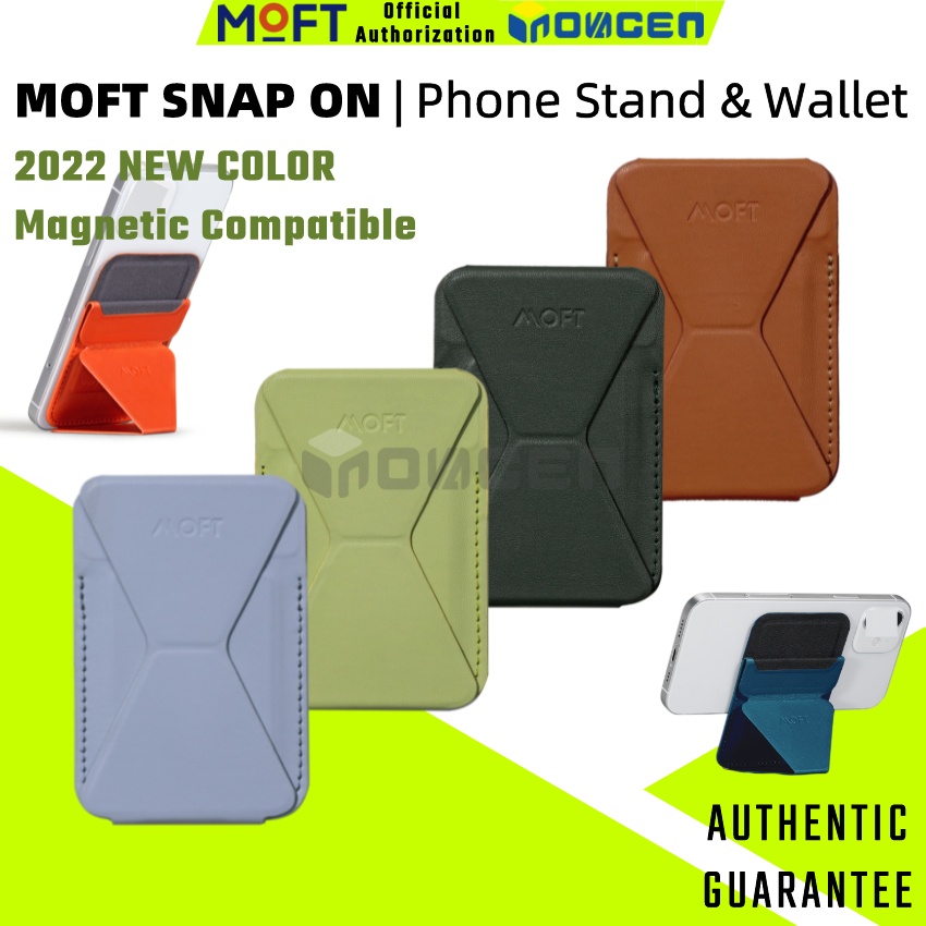 MOFT Snap On Phone Stand&Wallet With 2023 New Color (Magnetic Attach,No Glue) Suit For All Smart ...