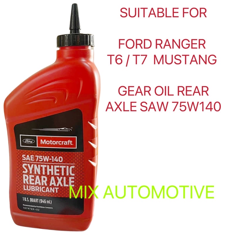 100% ORIGINAL GEAR OIL REAR AXLE SAE75W140 FORD RANGER 75/140 75W140 ...
