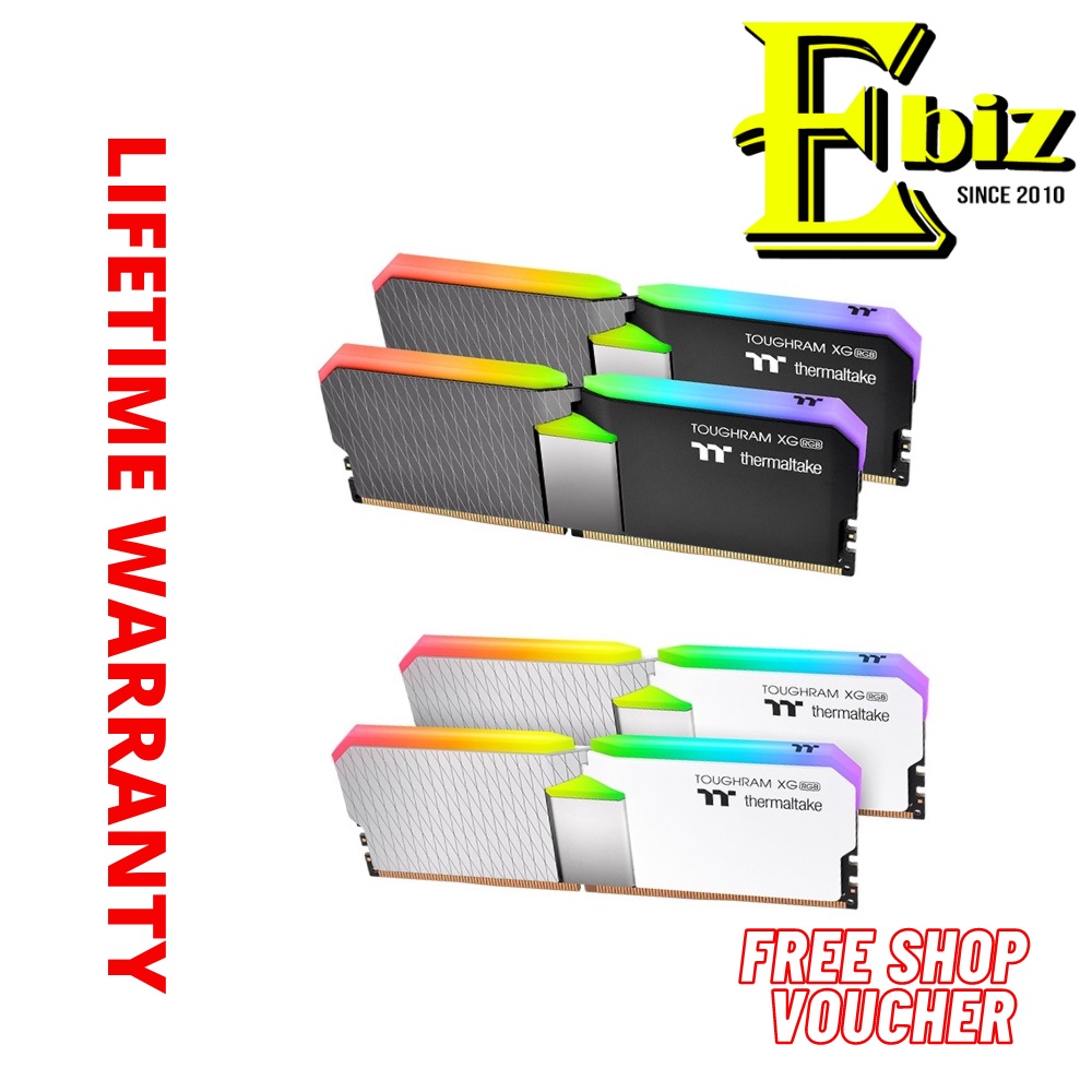 THERMALTAKE ToughRam XG RGB 32GB DDR4 3600MHZ Gaming Desktop Ram | 16GB X 2 KIT | Shopee Malaysia