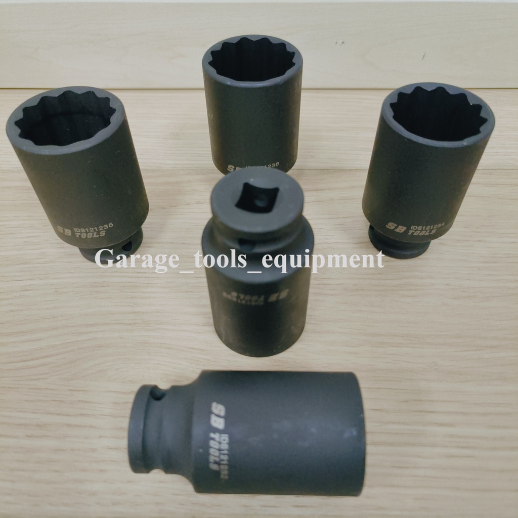 SB Tools 1/2"DR Heavy-Duty Impact Deep Socket | Impact Drive Shaft ...