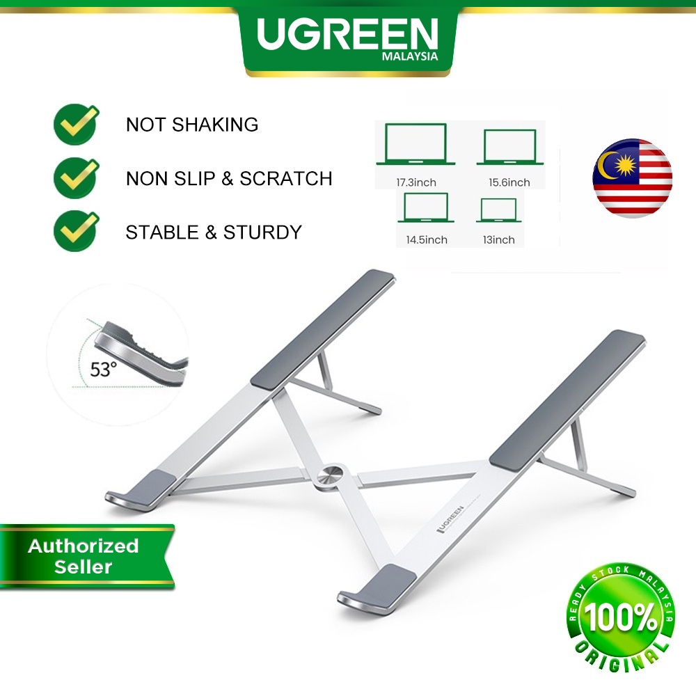 UGREEN Laptop Stand Holder 13 to 17.3 inch Adjustable Aluminum Laptop ...