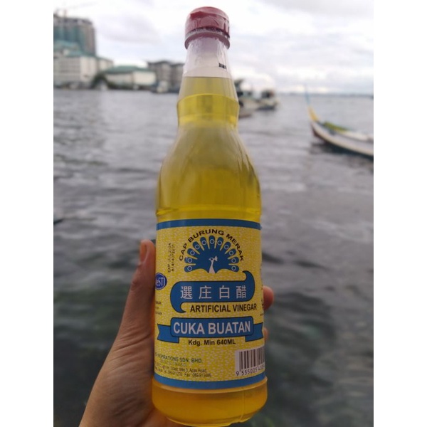 CUKA BUATAN DARI SABAH...ARTIFICAL VINEGAR 640ML (CAP BURUNG MERAK ...