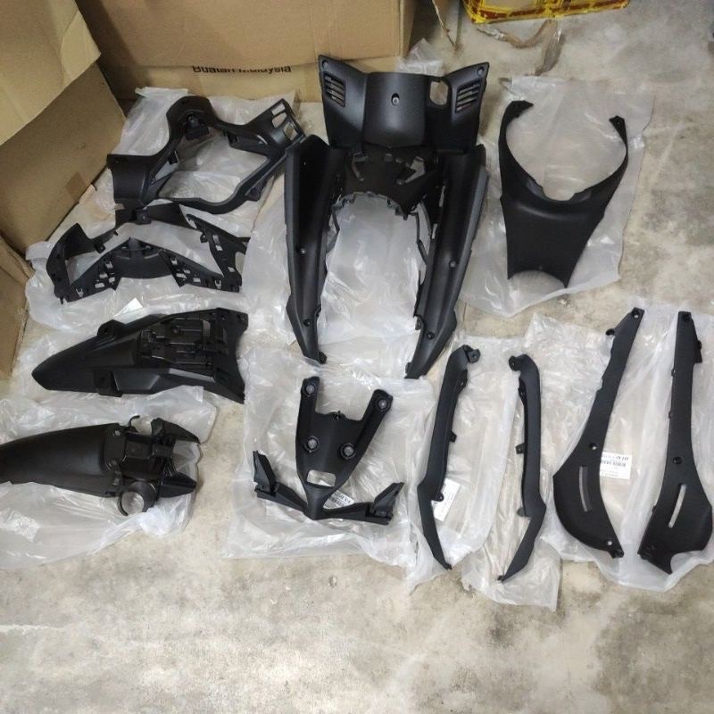 HONDA DASH110 DASH 2 CARBURETTOR VERSION CARB COVERSET INNER HITAM COVER HITAM FULLSET FULL SET ...