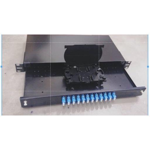 12port & 24port 1U Fiber Optic Patch Panel Splicing SC E2000/APC ...