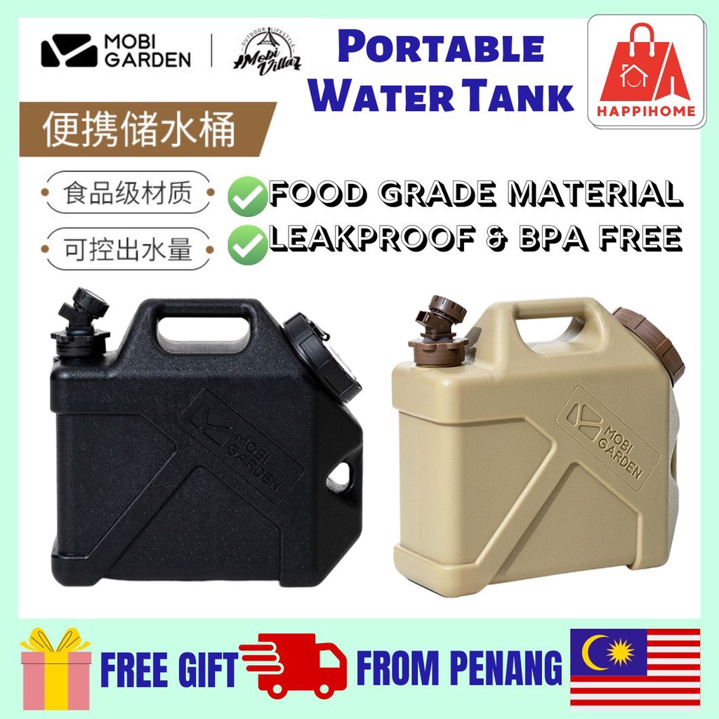 Food Grade Mobi Garden 10L Camping Portable Water Tank Container Outdoor Picnic Drinking Water ...